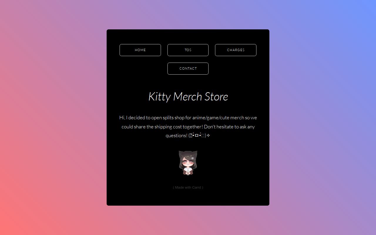 Kitty Merch Store